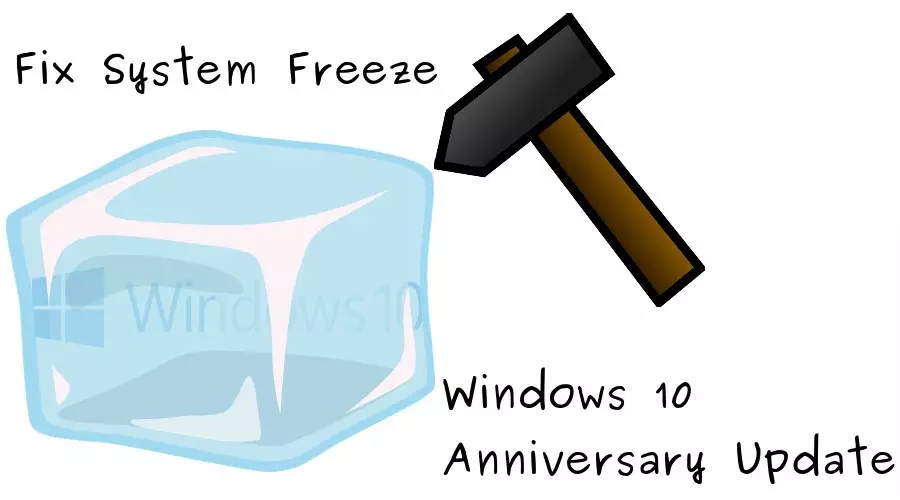 Popravak zamrzavanja sustava Windows 10