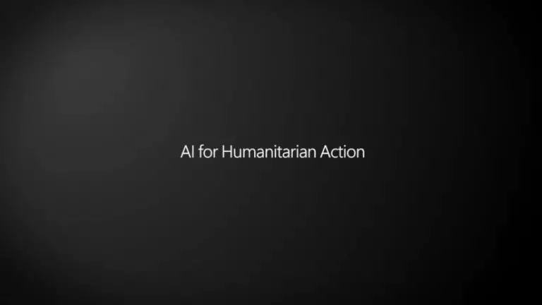Microsoft AI para iniciativas humanitarias