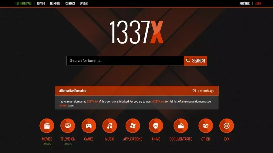 La mejor alternativa de The Pirate Bay 2 1337x