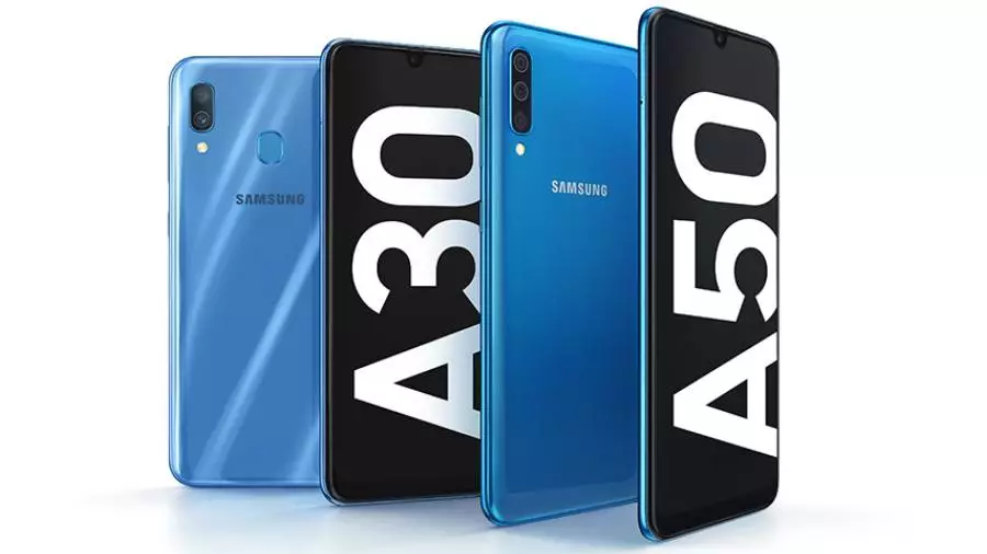 Samsung Galaxy A50 и A30 выпущены с дисплеем Infinity-U