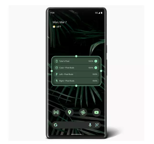 Android 12 Battery Widget: recurso Android 12 Pixel lançado em março de 2022