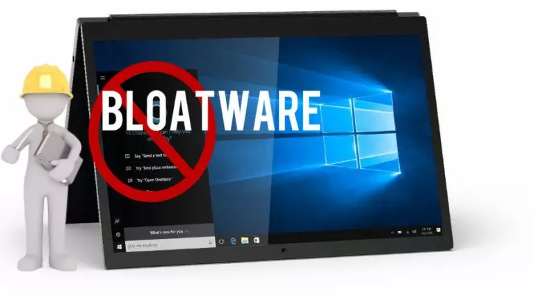 Windows 10 Bloatware ကိရိယာကို ဖယ်ရှားပါ။