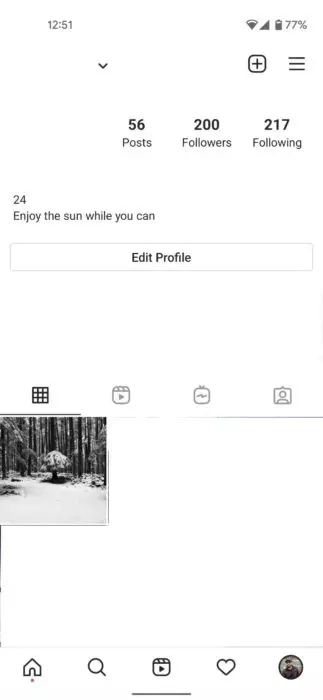 Instagram-feedpagina