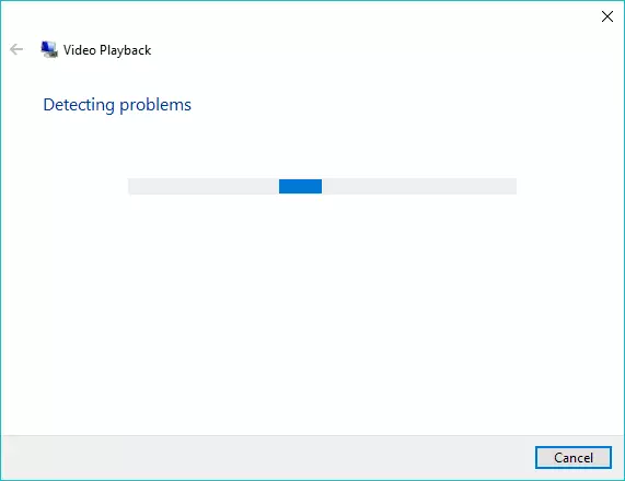 Windows 10 Offer datrys problemau 18 chwarae fideo
