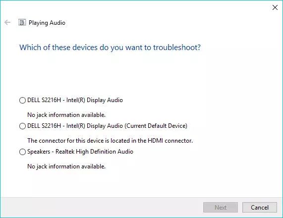 Windows 10 Offer datrys problemau 2 yn chwarae sain