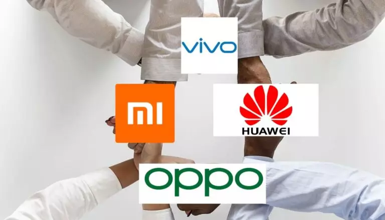 Oppo, Vivo, Huawei an Xiaomi