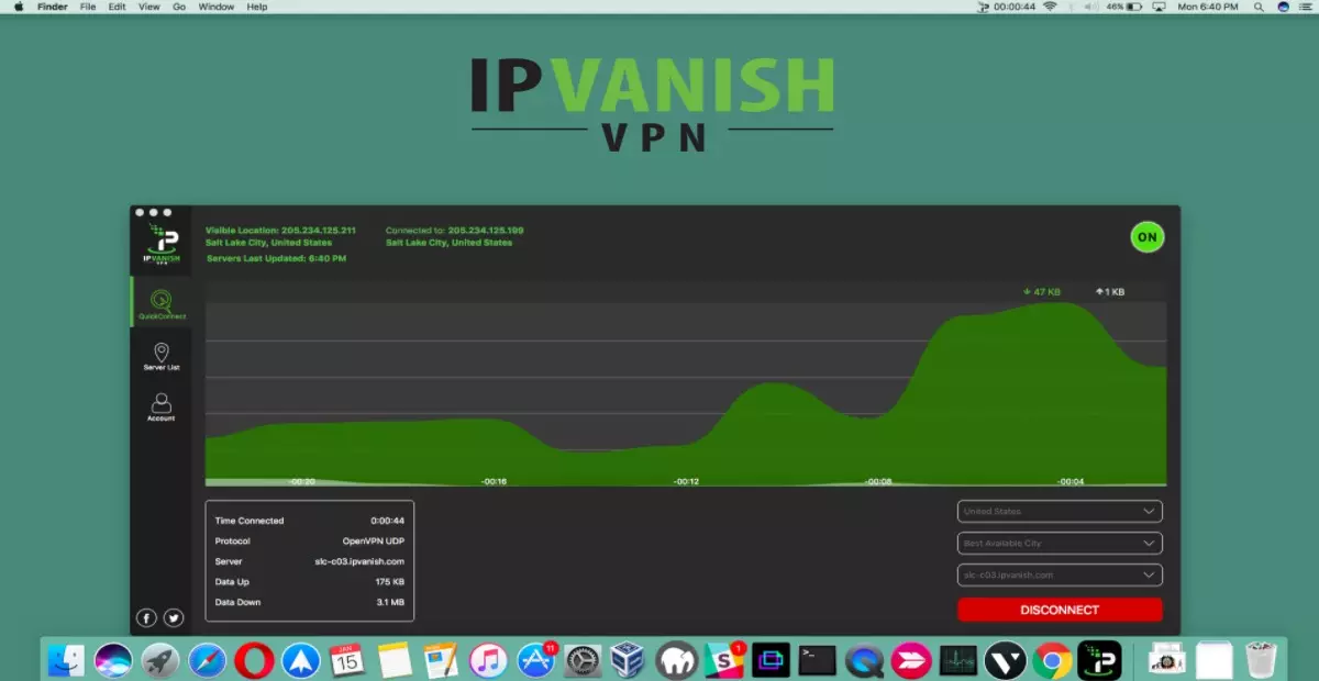 Баррасии амиқи IPVanish 2018: Хидмати зуди VPN, ки зеркашии торрентро дастгирӣ мекунад
