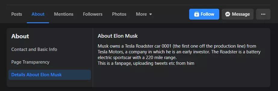 Elon musk trang về