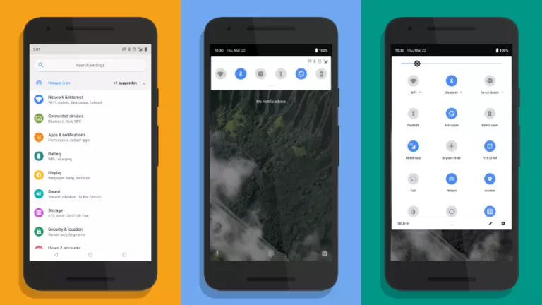 Oreo Android P-ify жүйесіндегі Android P мүмкіндіктері