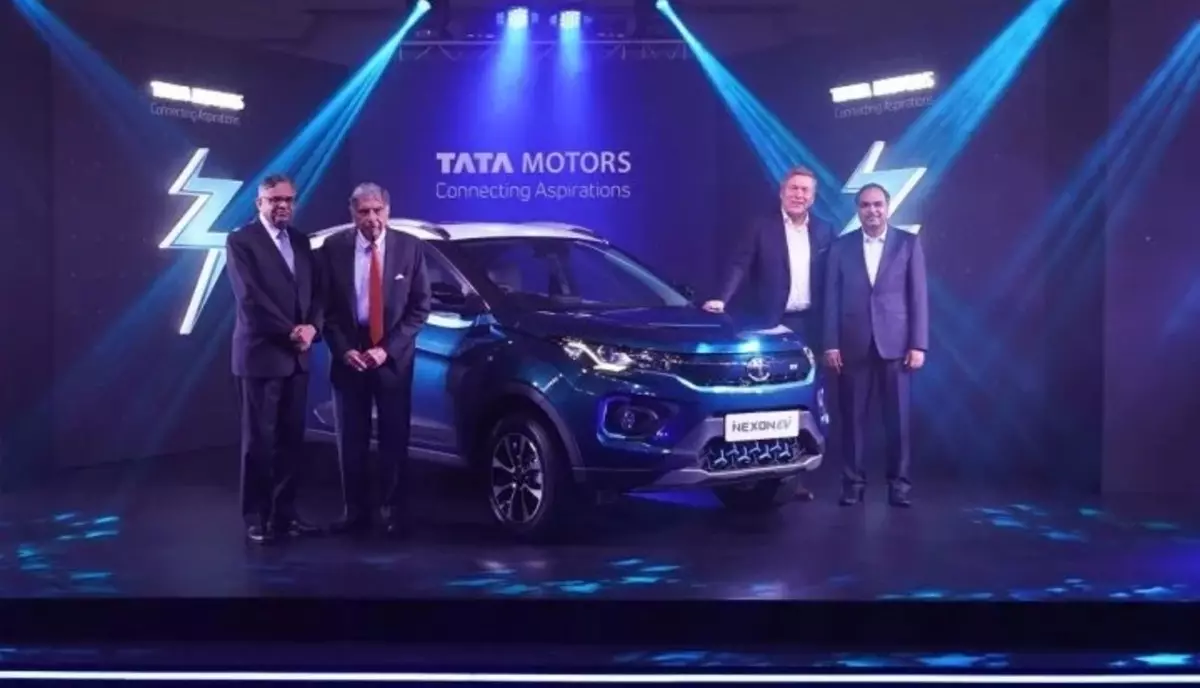 India elektriautode autonäitus 2020 Tata Nexon EV