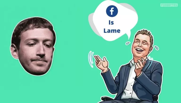 Elon Musk radera facebook lame