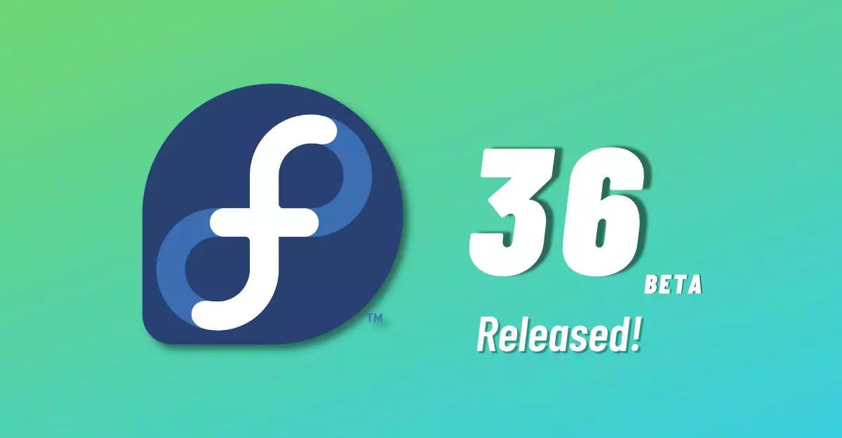Fedora 36 Beta gefin út með GNOME 42