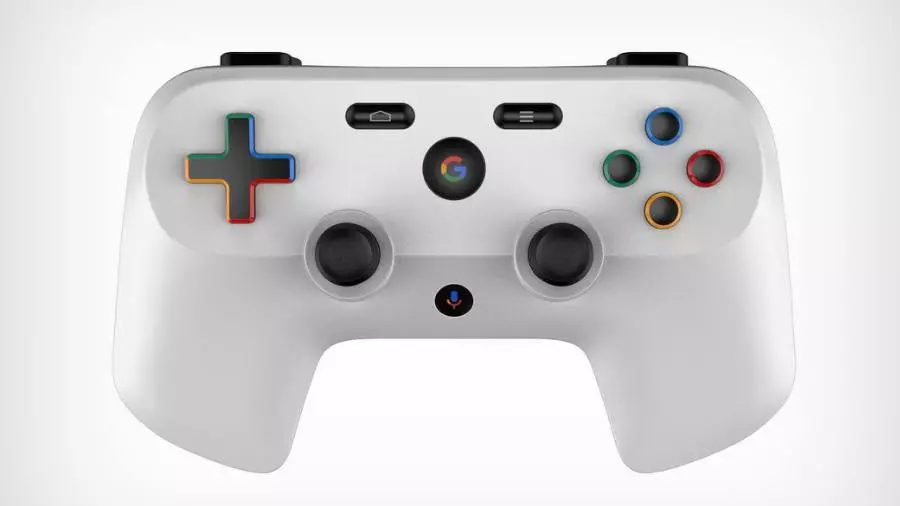 Сликите на контролорот на конзолата за игри на Google откриени во патент