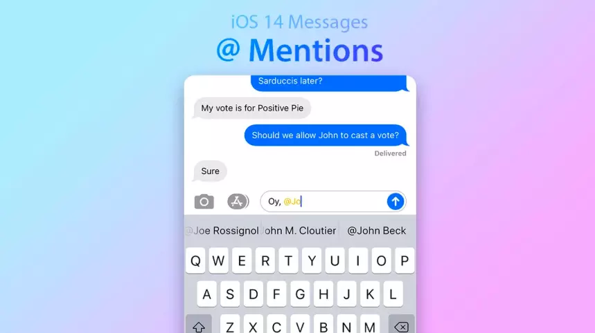 iOS 14 e na le iMessage