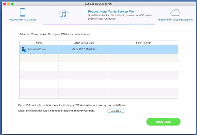 syncos ios Recovery tool 4