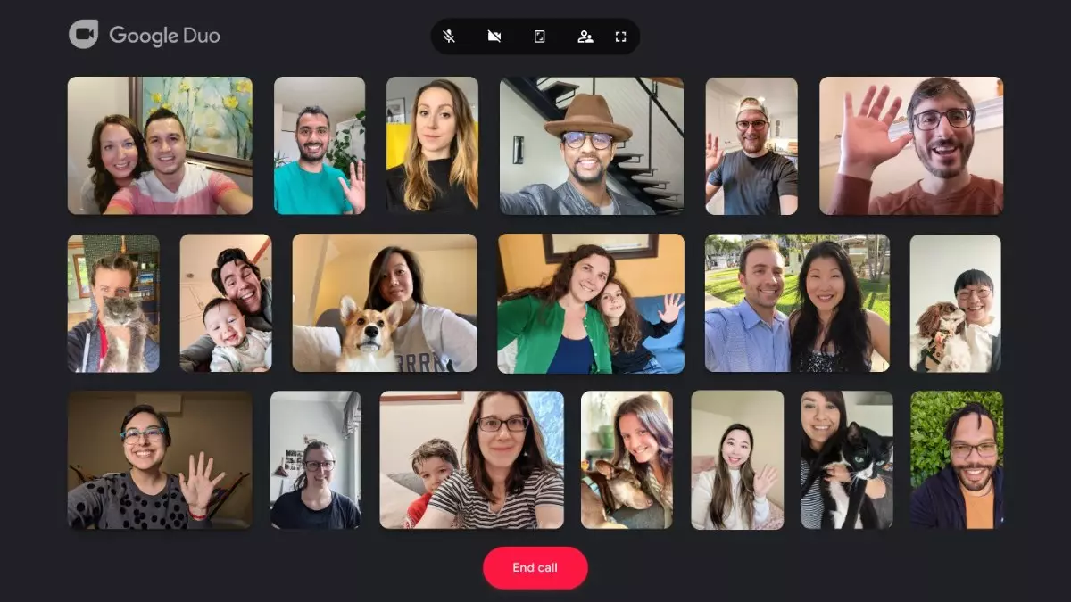 Користувачі Google Duo тепер можуть проводити групові дзвінки в Інтернеті з 32 людьми