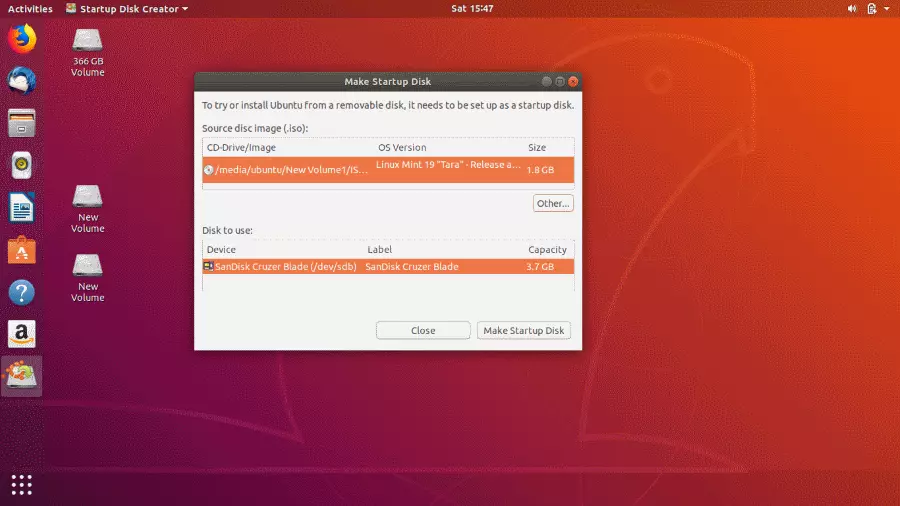 5 einfache Möglichkeiten zum Erstellen bootfähiger USB-Medien von ISO in Ubuntu Linux
