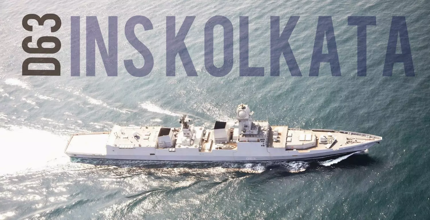 Inilagay ni PM Modi ang pinakamalaking Indigenous Warship ng India INS Kolkata