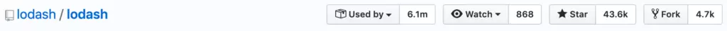 lodash github repo status