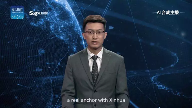 Çin, İnsana benzeyen Dünyanın İlk Yapay Zeka Haber Sunucusunu Tanıttı 14027_1