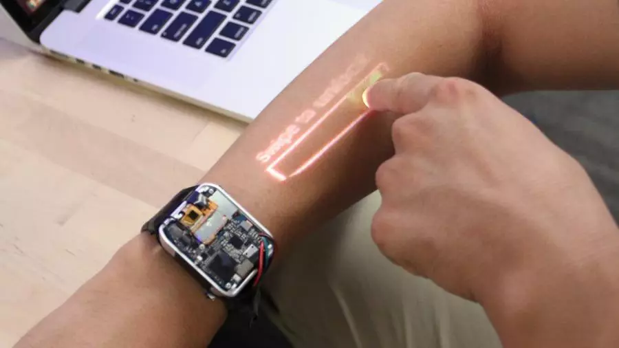 La montre intelligente du futur transforme votre bras en un "écran tactile" utilisable
