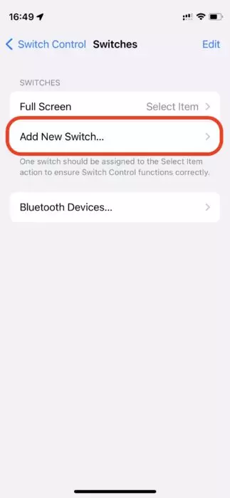 Paghimo og bag-ong switch sa iPhone- 4