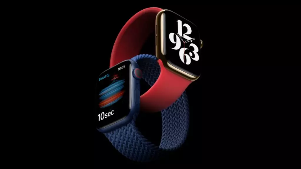 Isbarbardhigga Apple Watch Taxanaha 6 Vs SE Specs