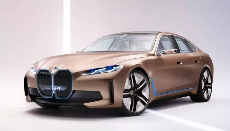 BMW i4 מכונית חשמלית קונספט_ תערוכת הרכב של ז'נבה 2020