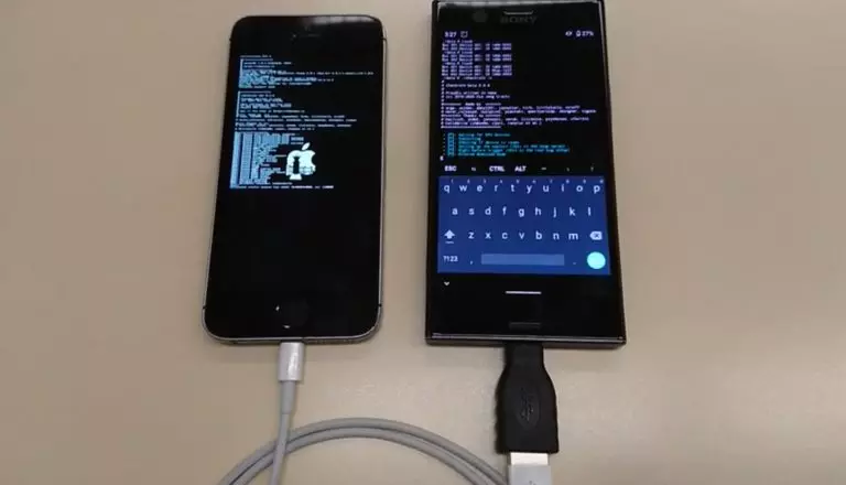 jailbreakirina iPhone-ê bi karanîna cîhaza Android-ê ya rootkirî