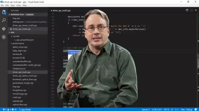 linus torvalds c++