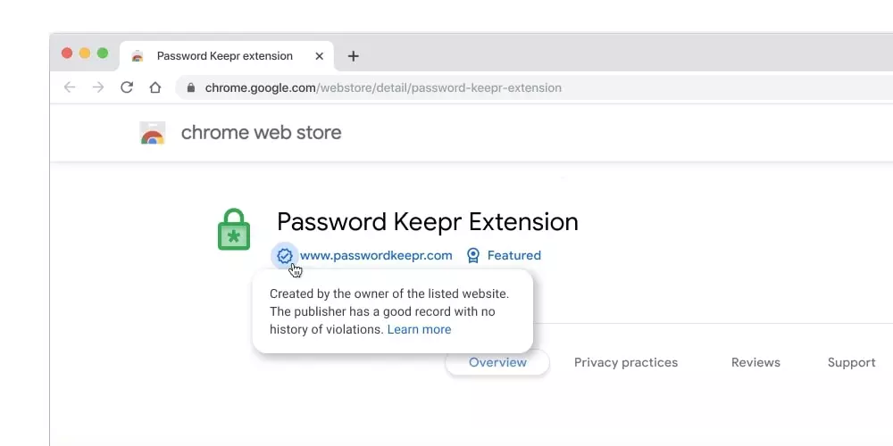 Google Chrome iegūst interneta veikala emblēmas, lai palīdzētu jums atrast labākos Chrome paplašinājumus 15437_3