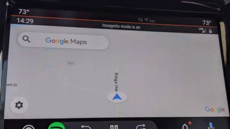 Google Maps Inkognito-Modus Android Auto