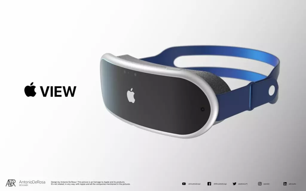 Apple linèt ar/vr ak kask