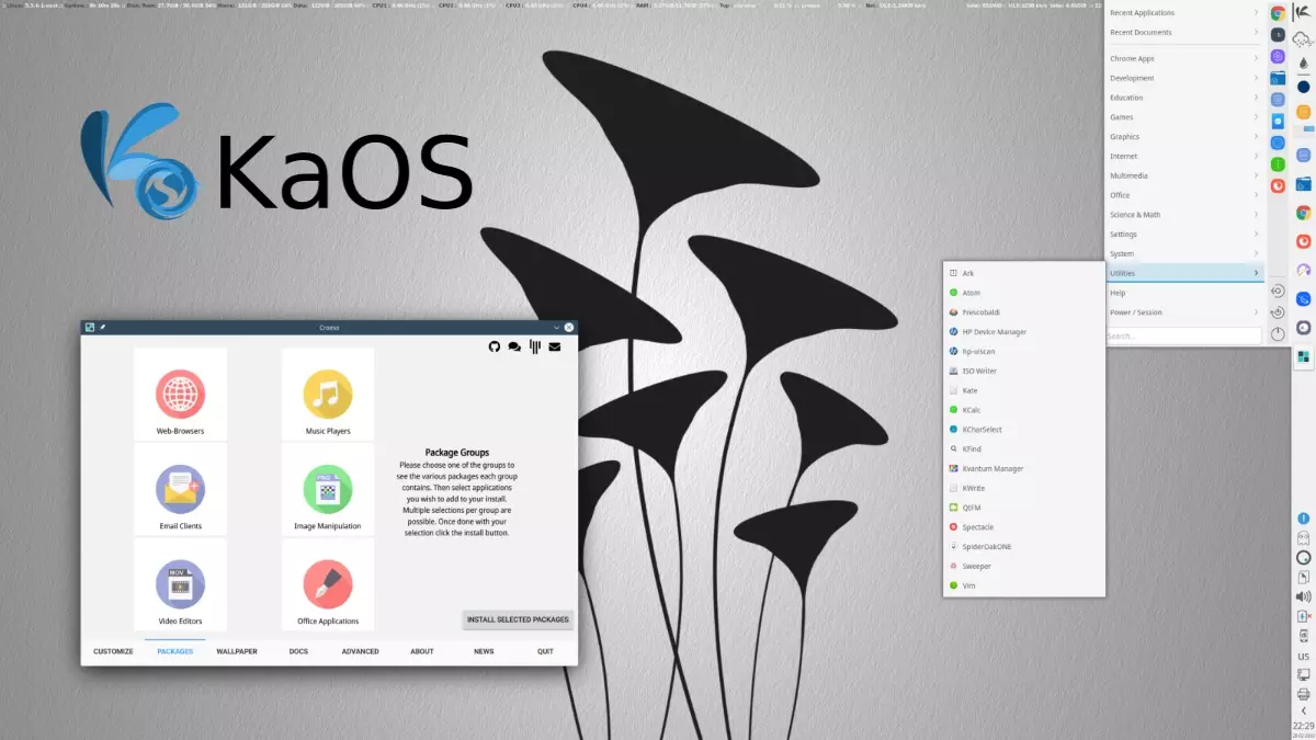 KaOS 2020.07 منتشر شد: توزیع ناب و مستقل KDE Linux