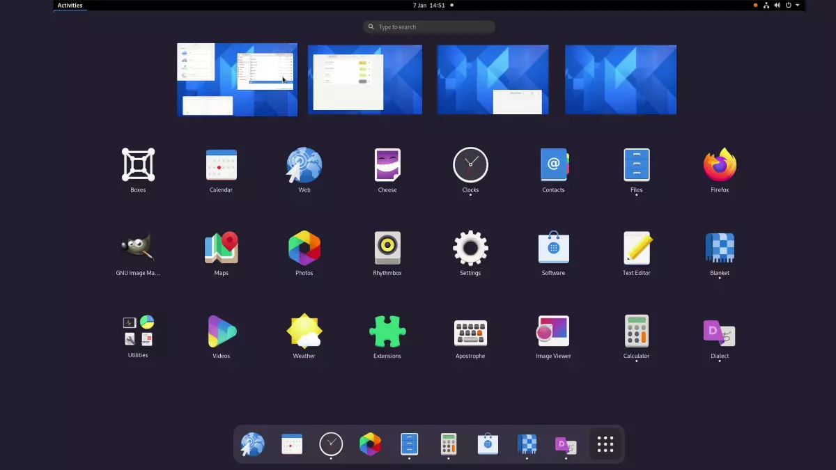 Εμφανίζεται το GNOME 40 Shell Preview With New Design