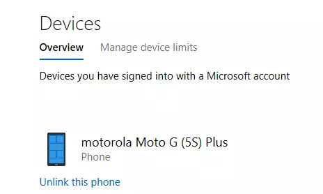 Windows 10 телефонының байланысын жойыңыз
