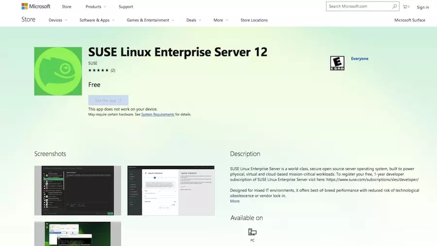 funguraSUSE Gusimbuka 42 Na SUSE Linux Enterprise Server 12 Amaherezo Uze Mububiko bwa Windows