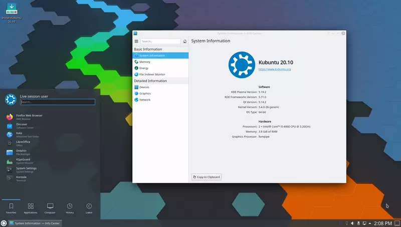 Kubuntu 20.10