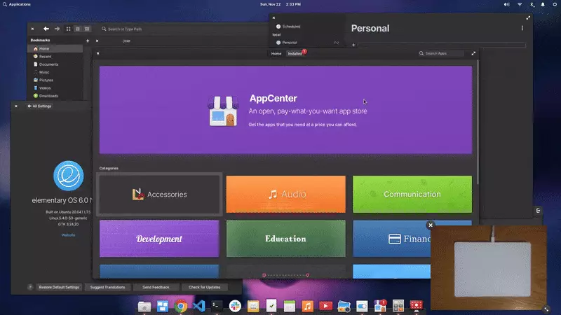 elementary os 6 daudzuzdevumu veikšana