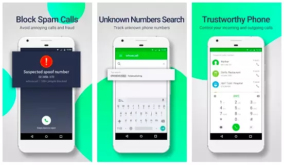 Whoscall - a mellor aplicación para bloquear chamadas de Android