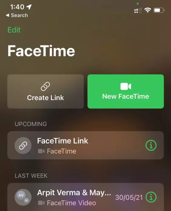 facetime meitsje keppeling