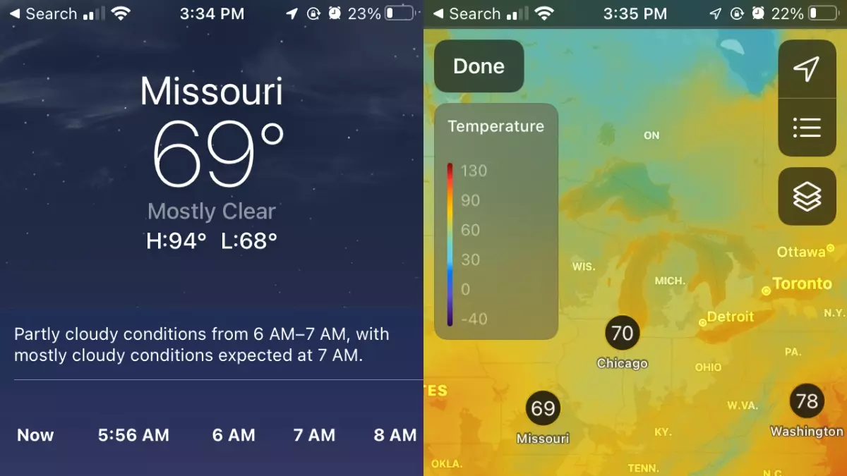 Explicado: Eis por que o aplicativo meteorológico do iPhone oculta o "número 69"