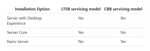 Pilihan jasa Windows Server