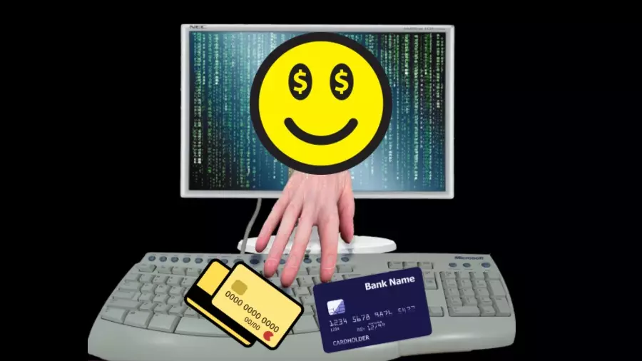 Infographic visar "Priset på dina stulna kreditkort" på den mörka webben