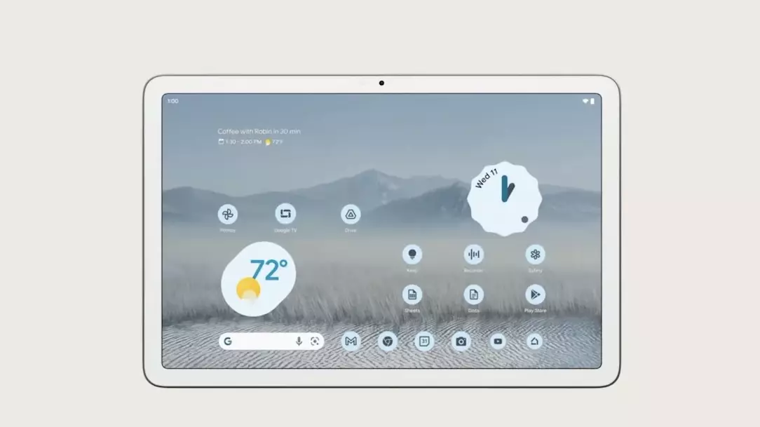 Tablet Google Pixel Digoda dina I/O 2022 - Fossbytes