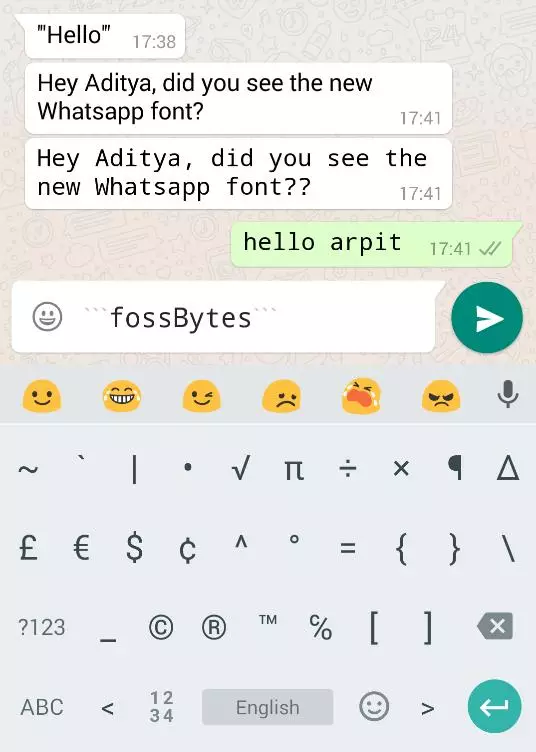 WhatsApp geheime Schrëft