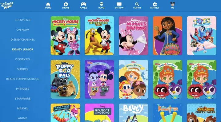 Disney besjoch no cartoons online