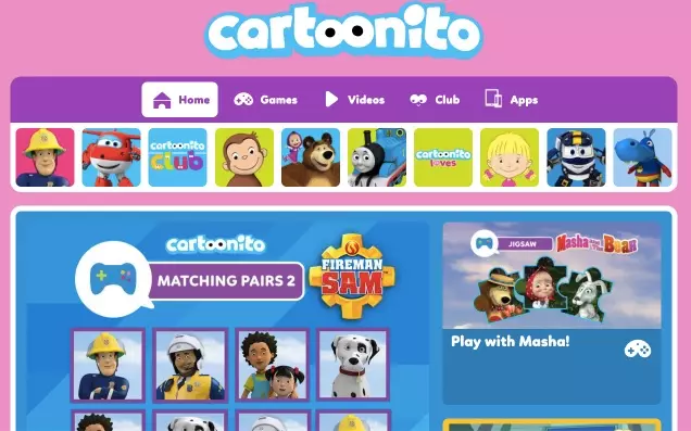 cartoonito - وړيا کارتون نندارې