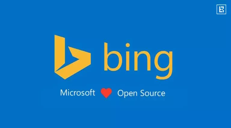 مايكروسوفت مفتوحة المصدر مكونات bing