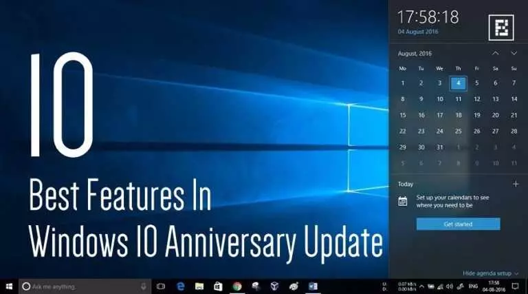 Windows 10 वार्षिकोत्सव अपग्रेड